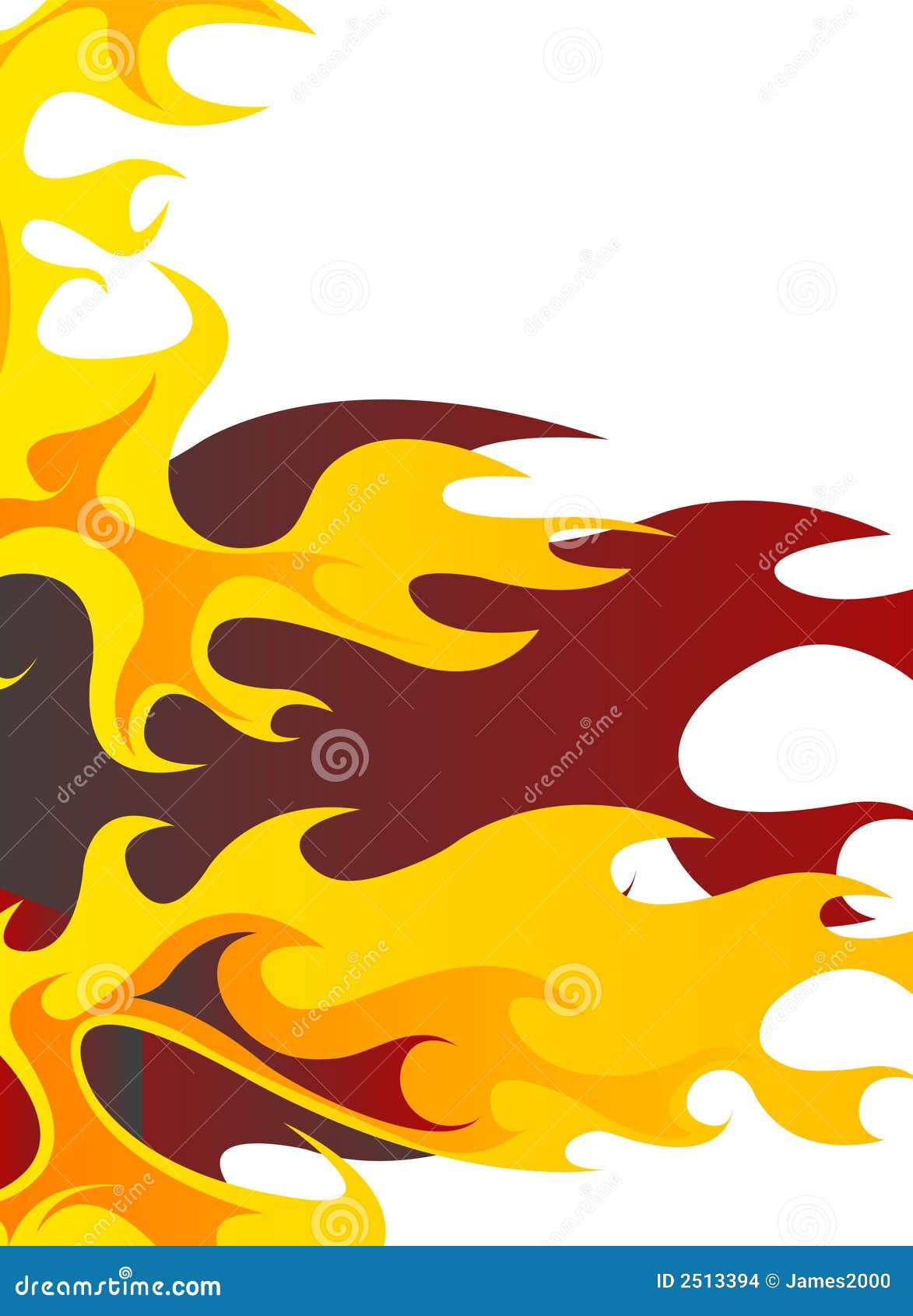 Fire stock vector. Illustration of passion, eternity, raging - 2513394