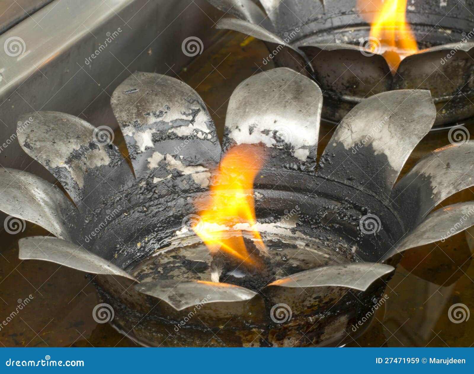Fire On Coconut Shell Royalty-Free Stock Photography | CartoonDealer ...