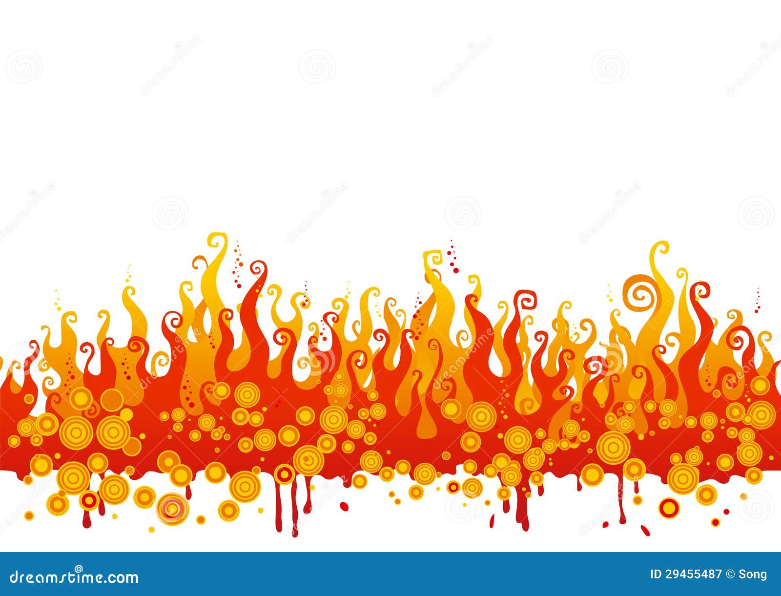 Fire stock vector. Illustration of blazing, heat, fiery - 29455487