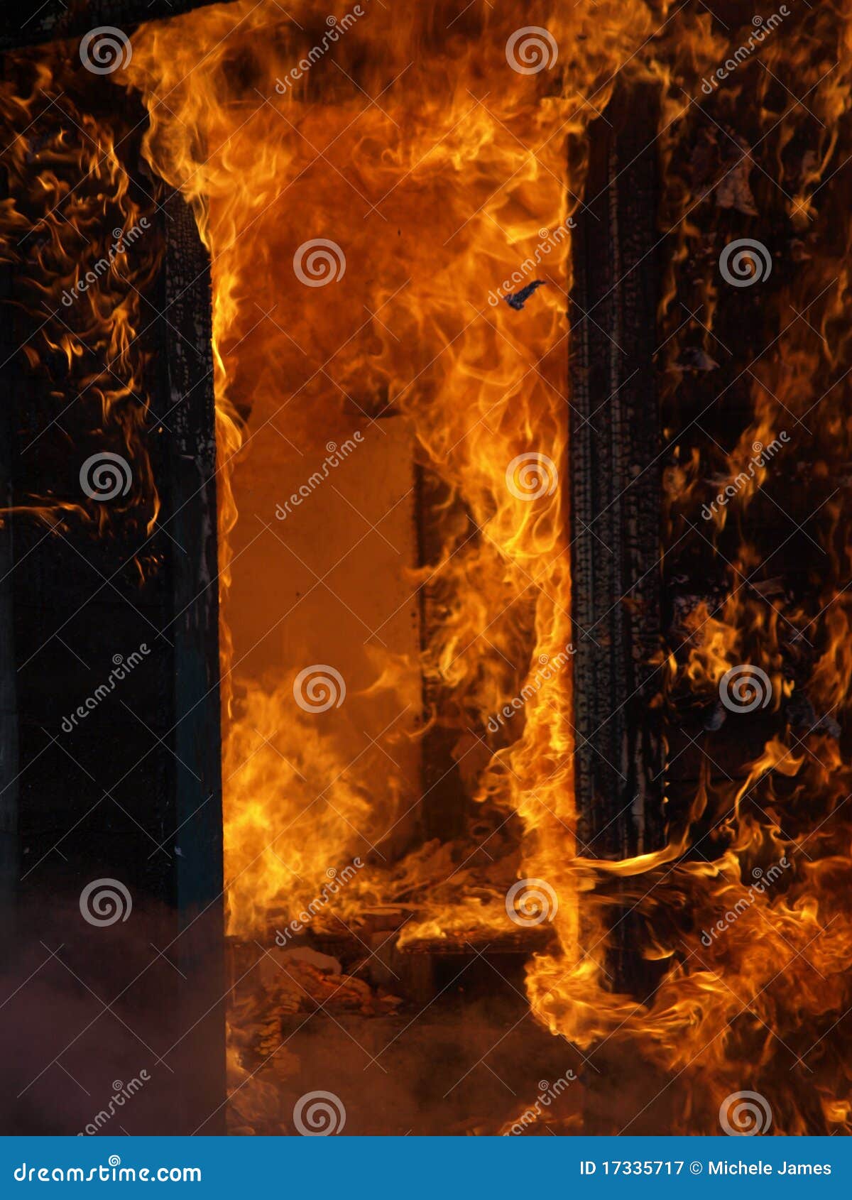 Fire 7 stock image. Image of structure, yellow, smoke - 17335717