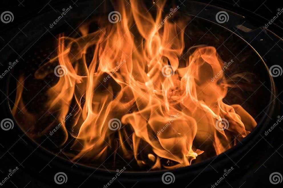Fire stock photo. Image of fire, burning, devil, roaring - 76919986