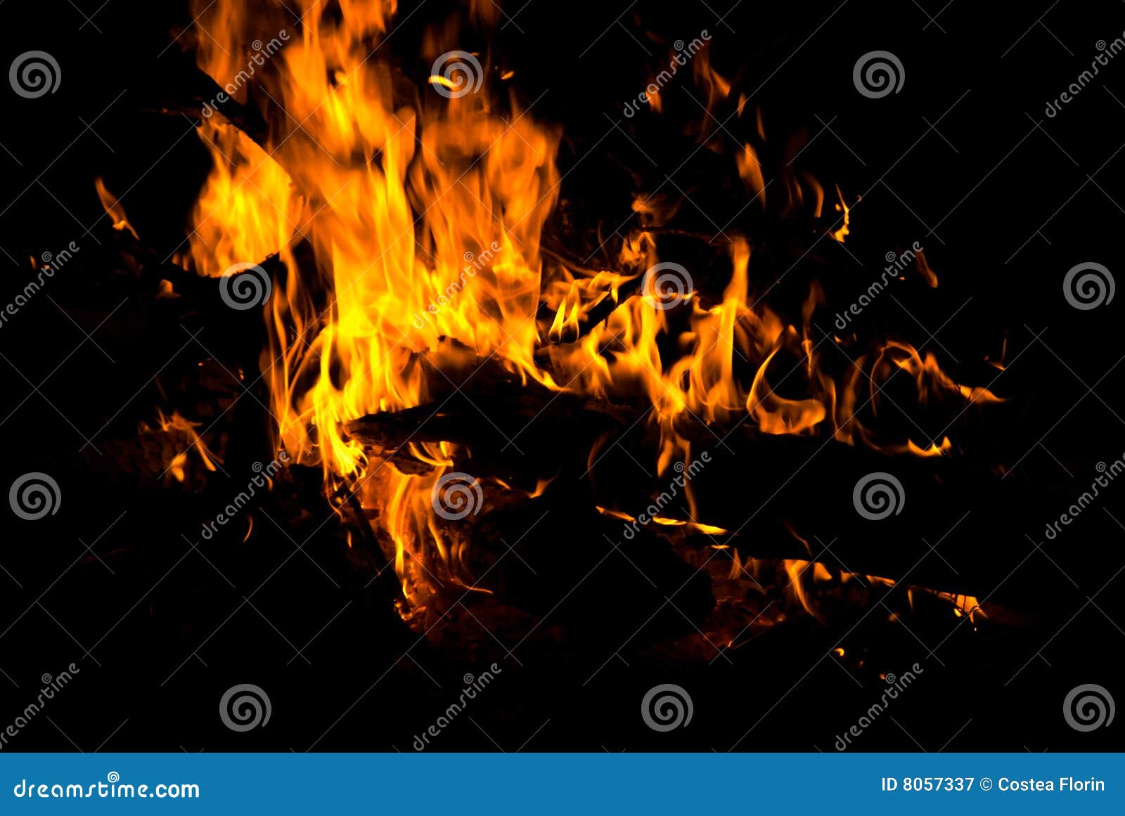 Fire stock image. Image of temperature, colors, fire, yellow - 8057337
