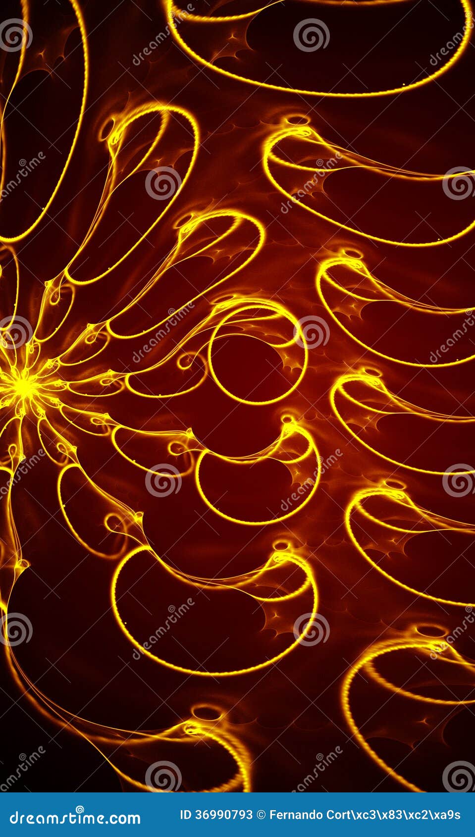 FIre Abstract Background, Power Design. Stock Illustration ...