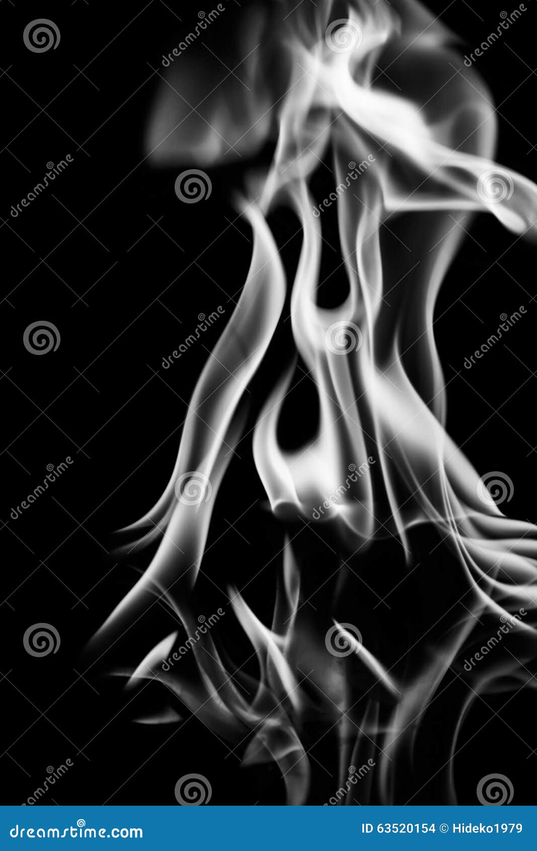 Fire Abstract, Black and White Tone Stock Photo - Image of antique ...
