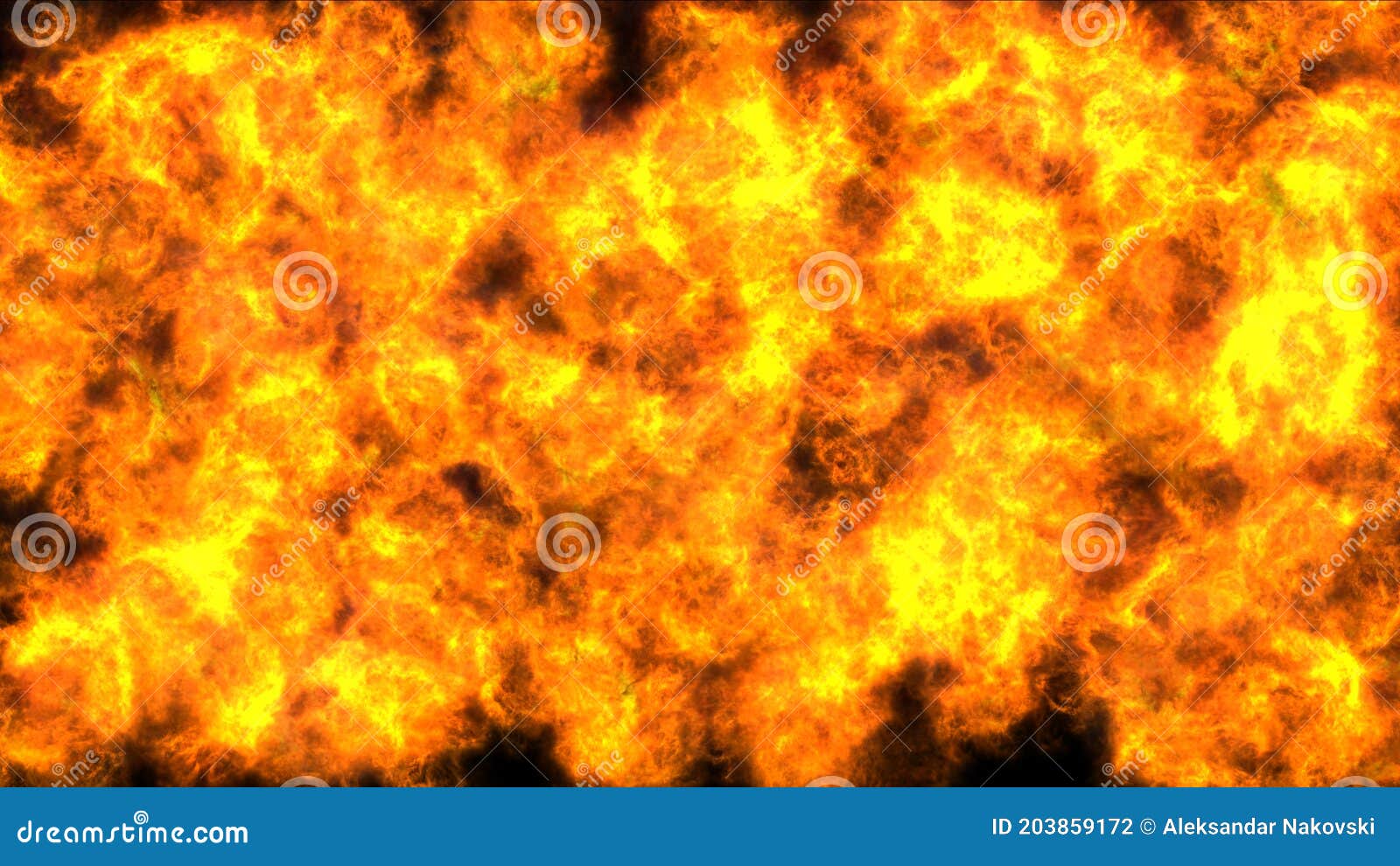 Fire Abstract Flame Background Explosion Stock Illustration ...