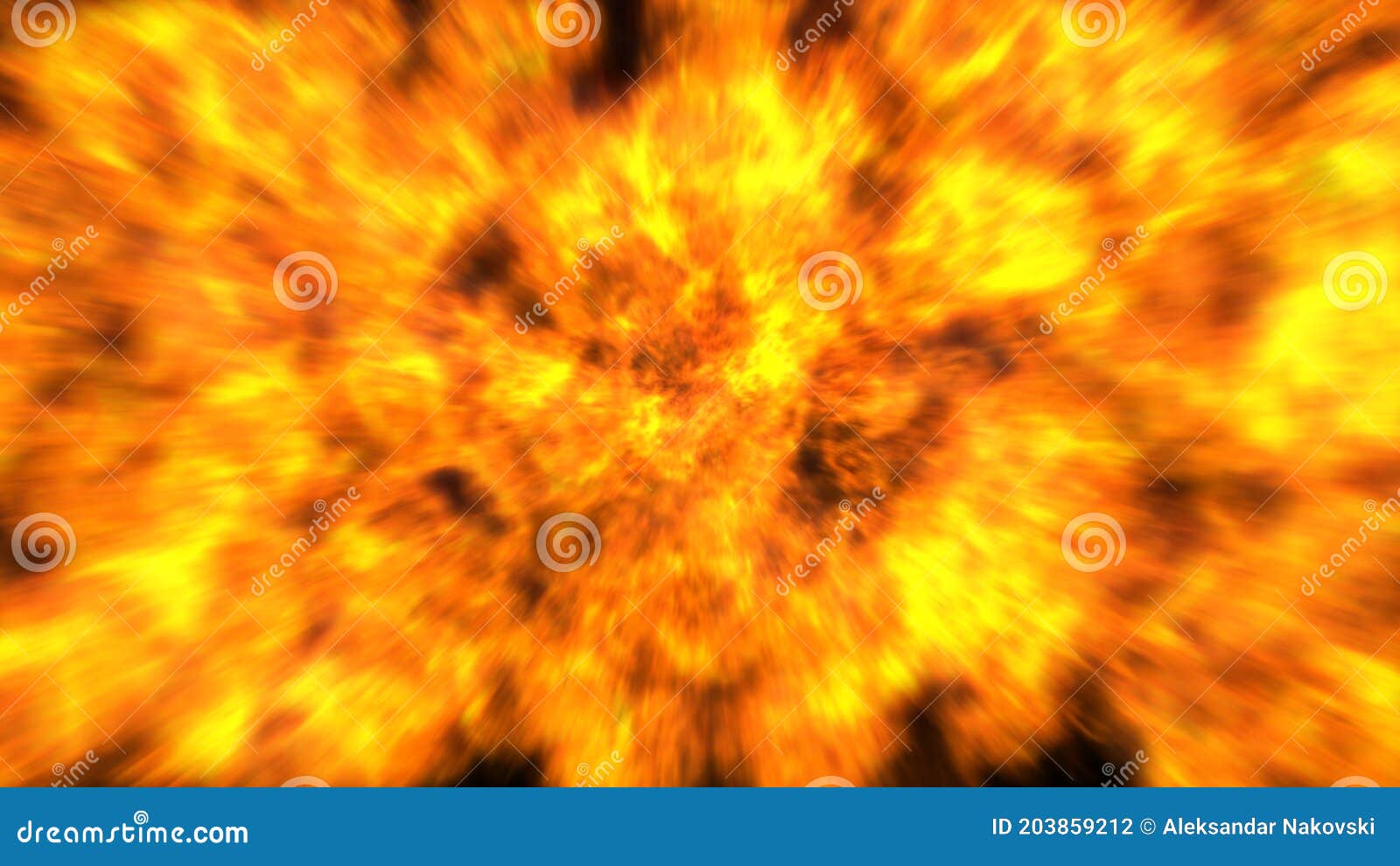 Fire Abstract Flame Background Explosion Stock Illustration ...