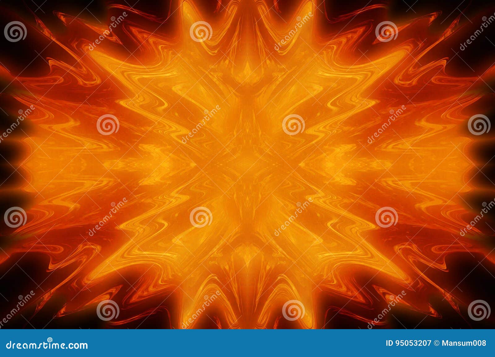 Fire Abstract Illustration Background Stock Illustration - Illustration ...