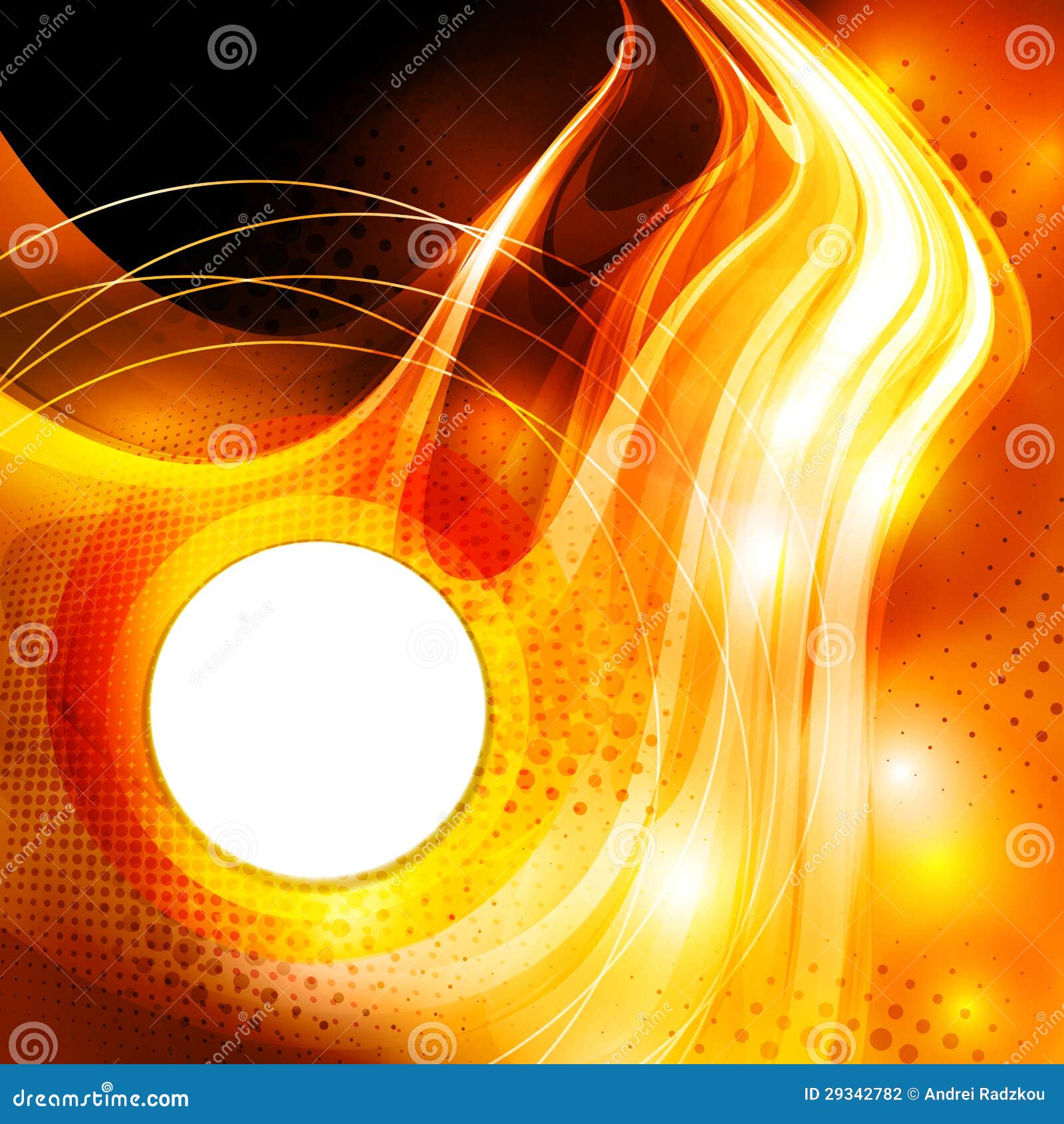 Fire abstraction stock vector. Illustration of artistic - 29342782