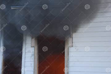 Fire and acrid smoke stock photo. Image of fire, home - 23707842