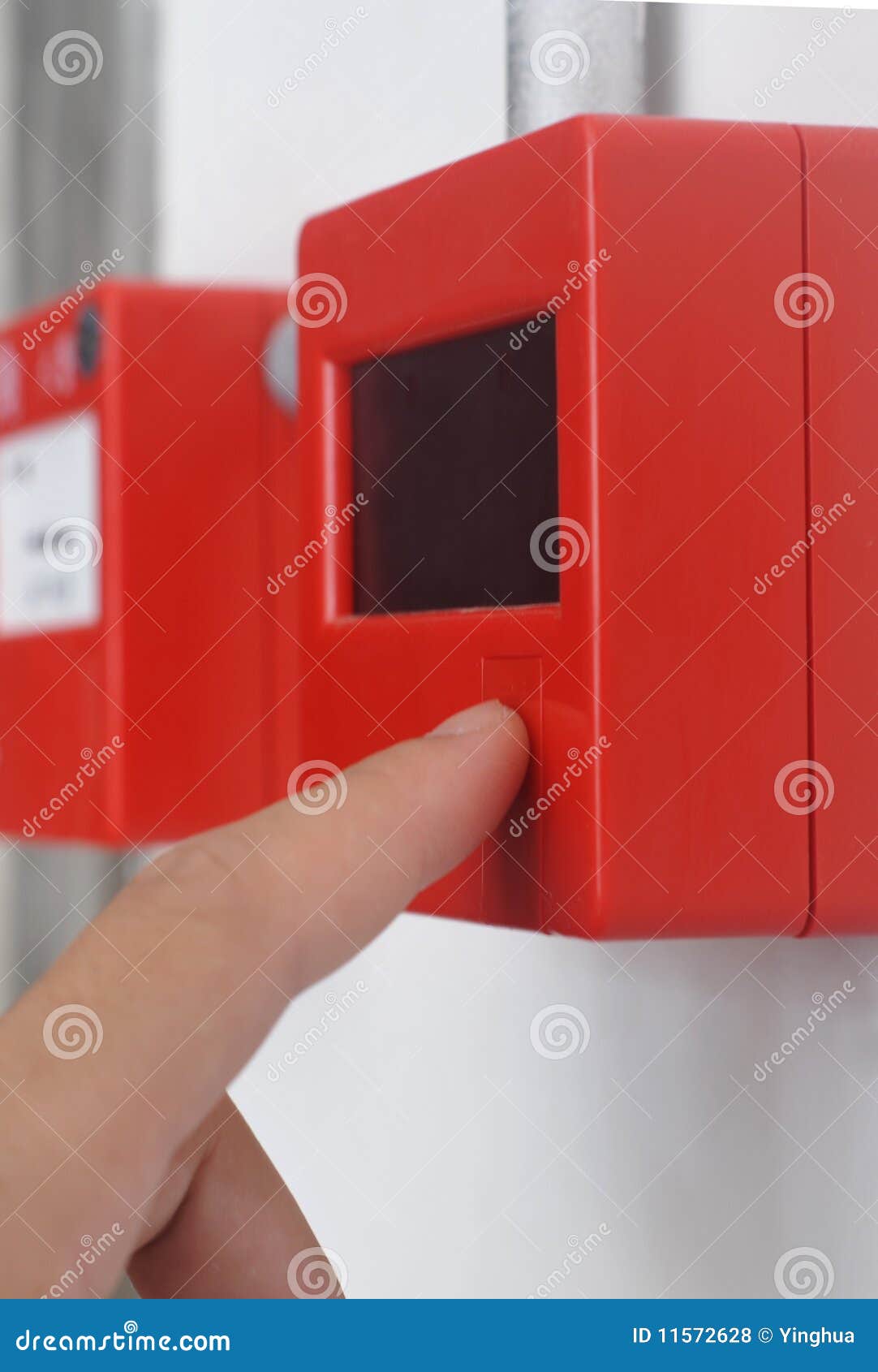 Fire alarm stock photo. Image of install, fire, installation - 11572628