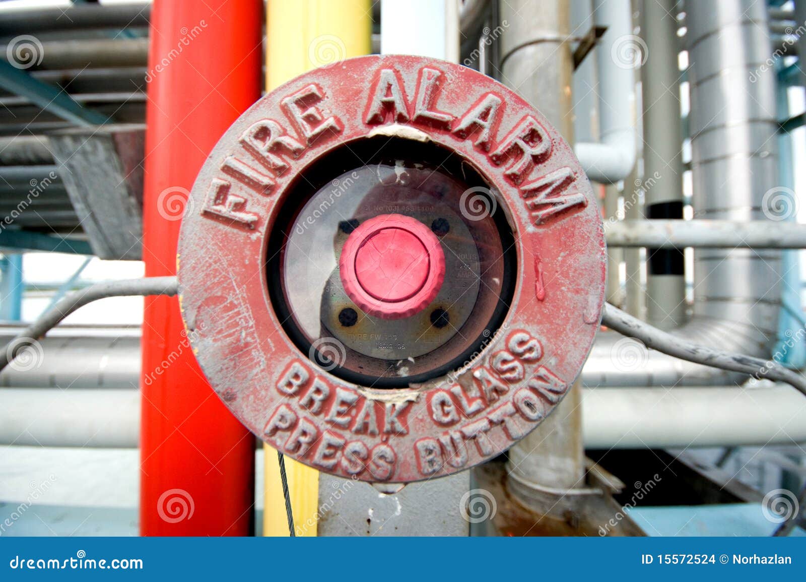 Fire alarm stock photo. Image of push, break, protection - 15572524