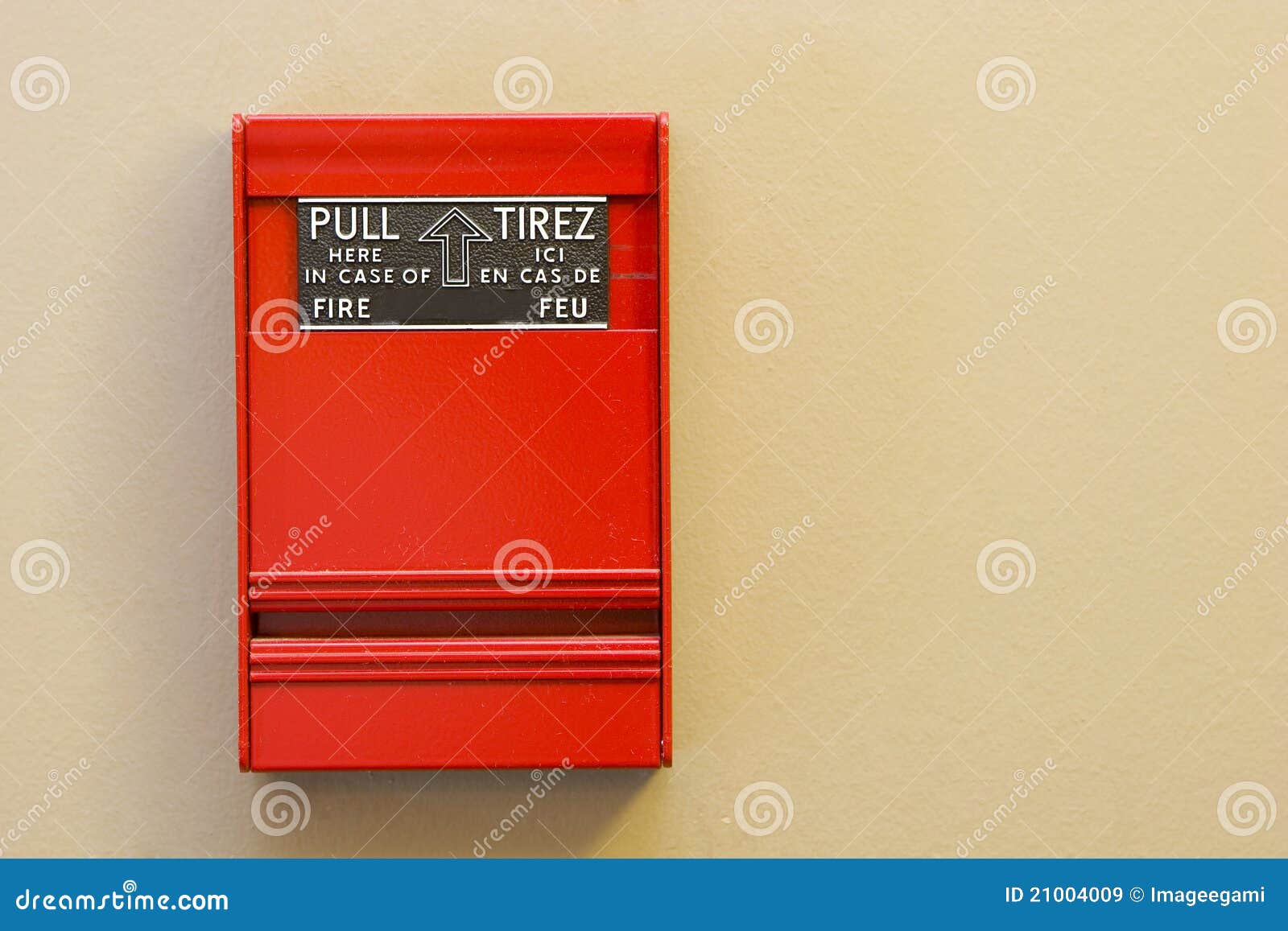 Fire alarm stock image. Image of alarm, handle, copyspace - 21004009