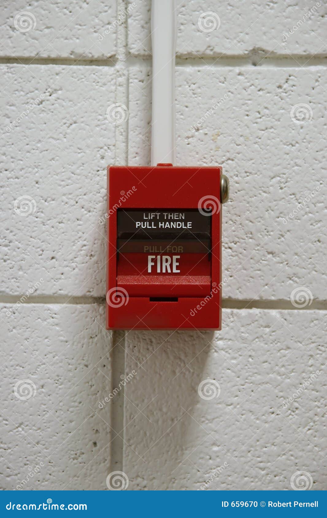 Fire Alarm stock photo. Image of safety, white, protection - 659670
