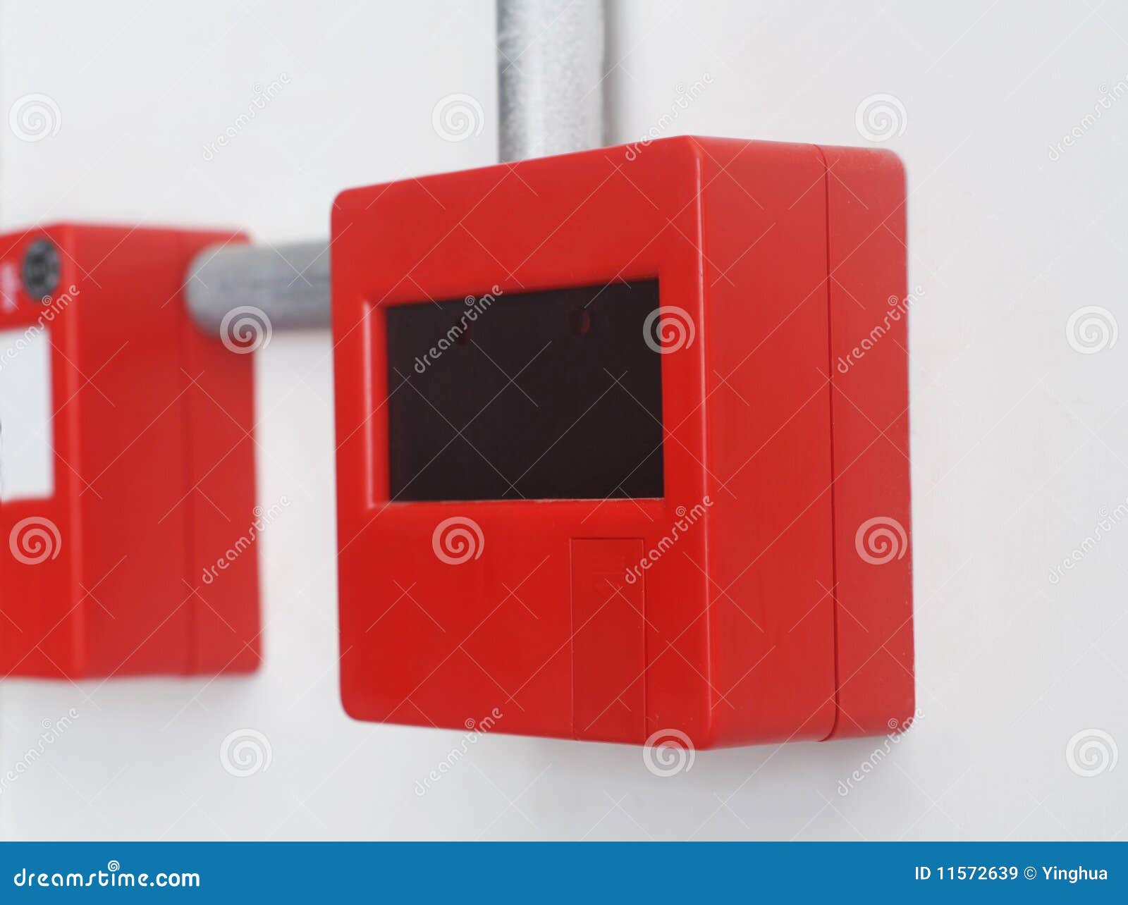 Fire alarm box stock image. Image of alarm, flame, warning - 11572639