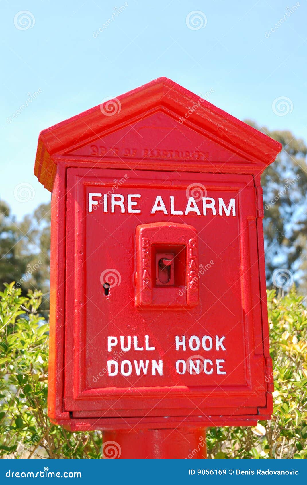 Fire Alarm Box stock image. Image of help, push, call - 9056169