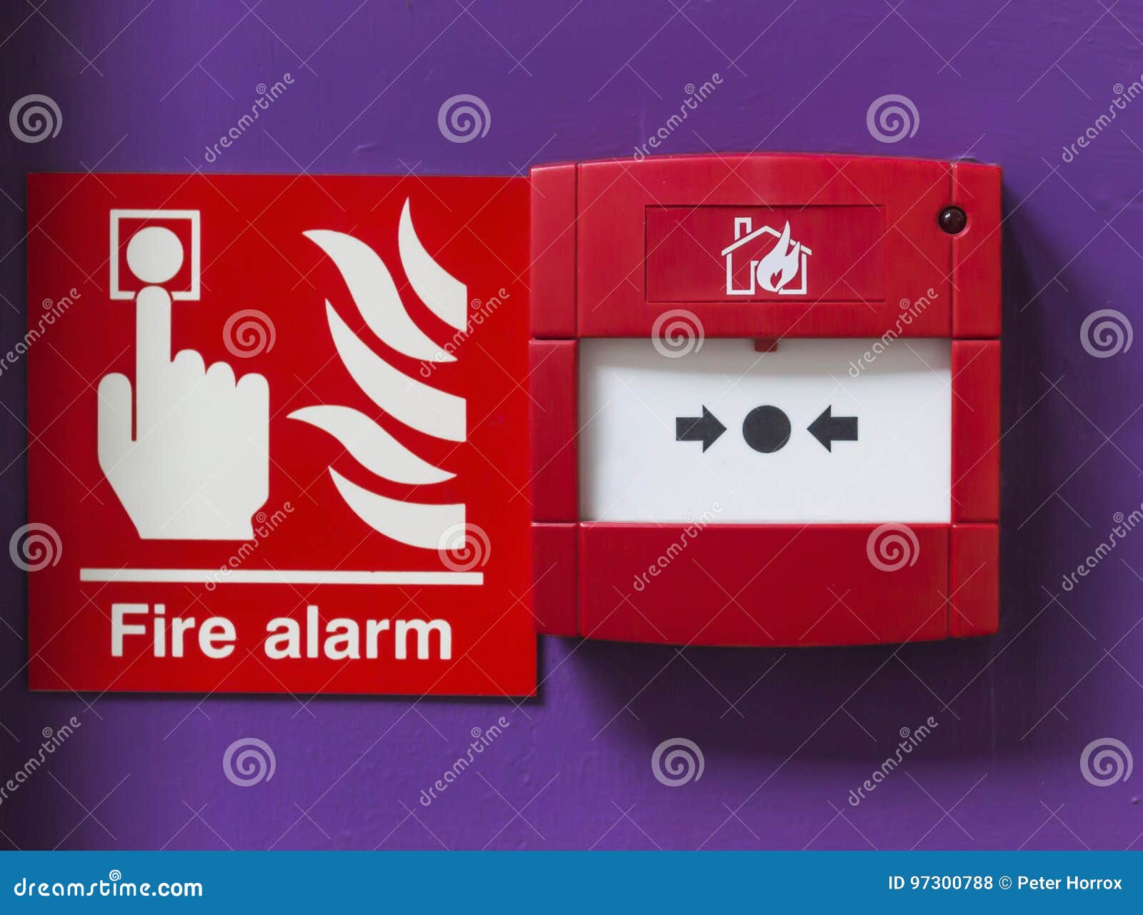 Fire alarm stock photo. Image of break, department, symbol - 97300788