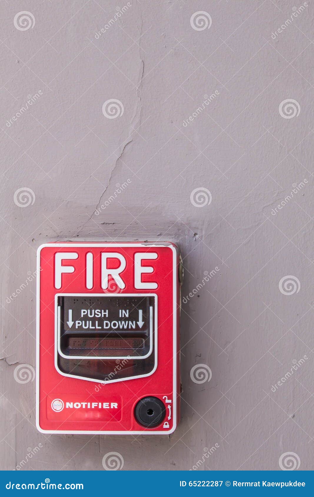 Fire Alarm on the Building. Stock Image - Image of equipment, danger ...