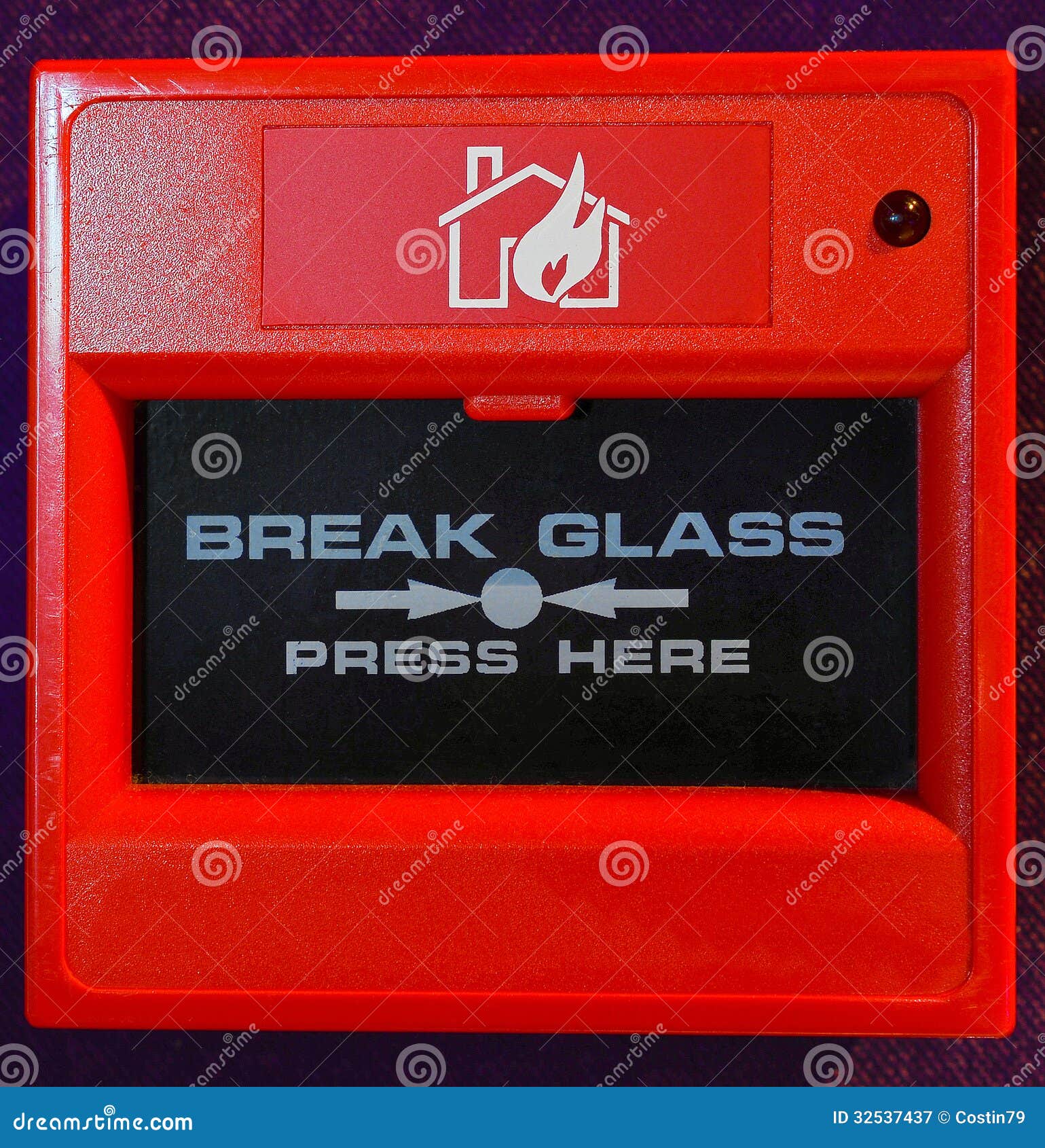 Fire alarm button stock image. Image of signs, glass - 32537437