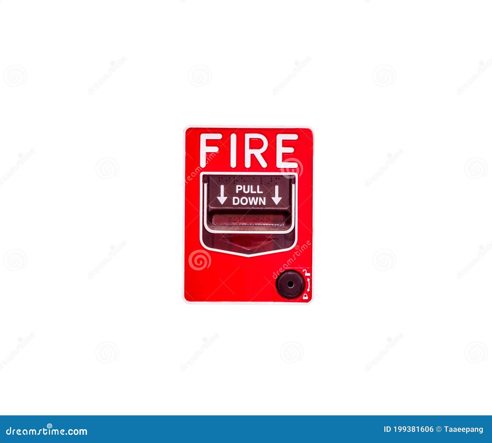 The fire alarm button stock photo. Image of handle, hotel - 199381606