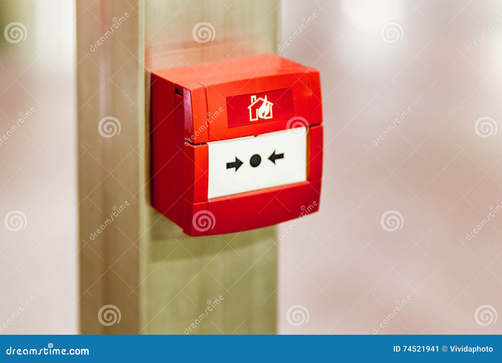 Fire alarm button stock image. Image of button, imminent - 74521941