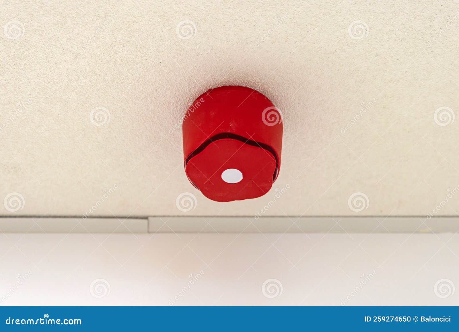Fire Alarm Ceiling stock photo. Image of electronics - 259274650