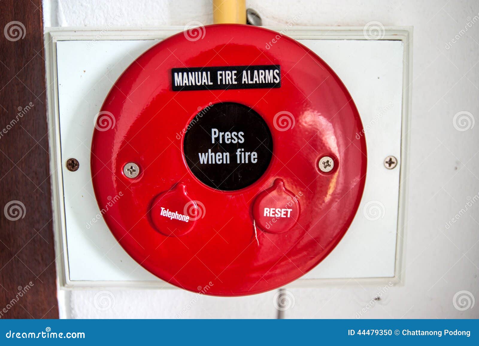 Fire alarm stock photo. Image of loud, point, glass, activation - 44479350