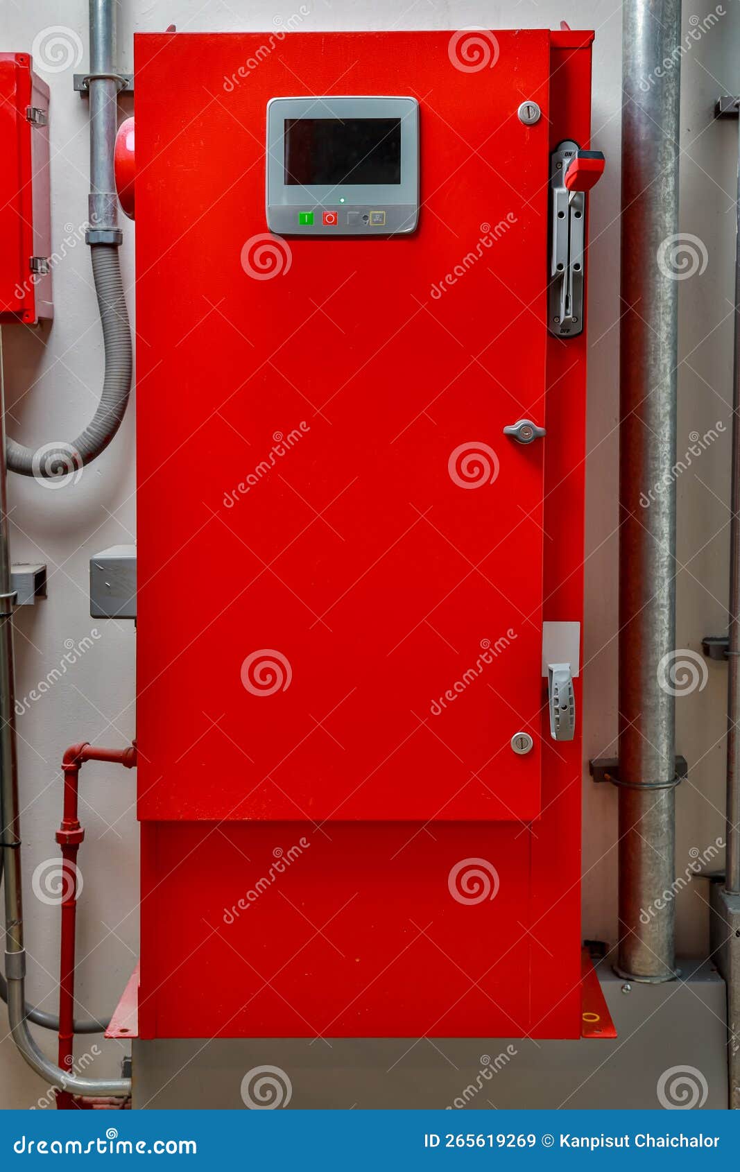 Fire Alarm Control Panel for Fire Suppression System. Industrial Fire ...