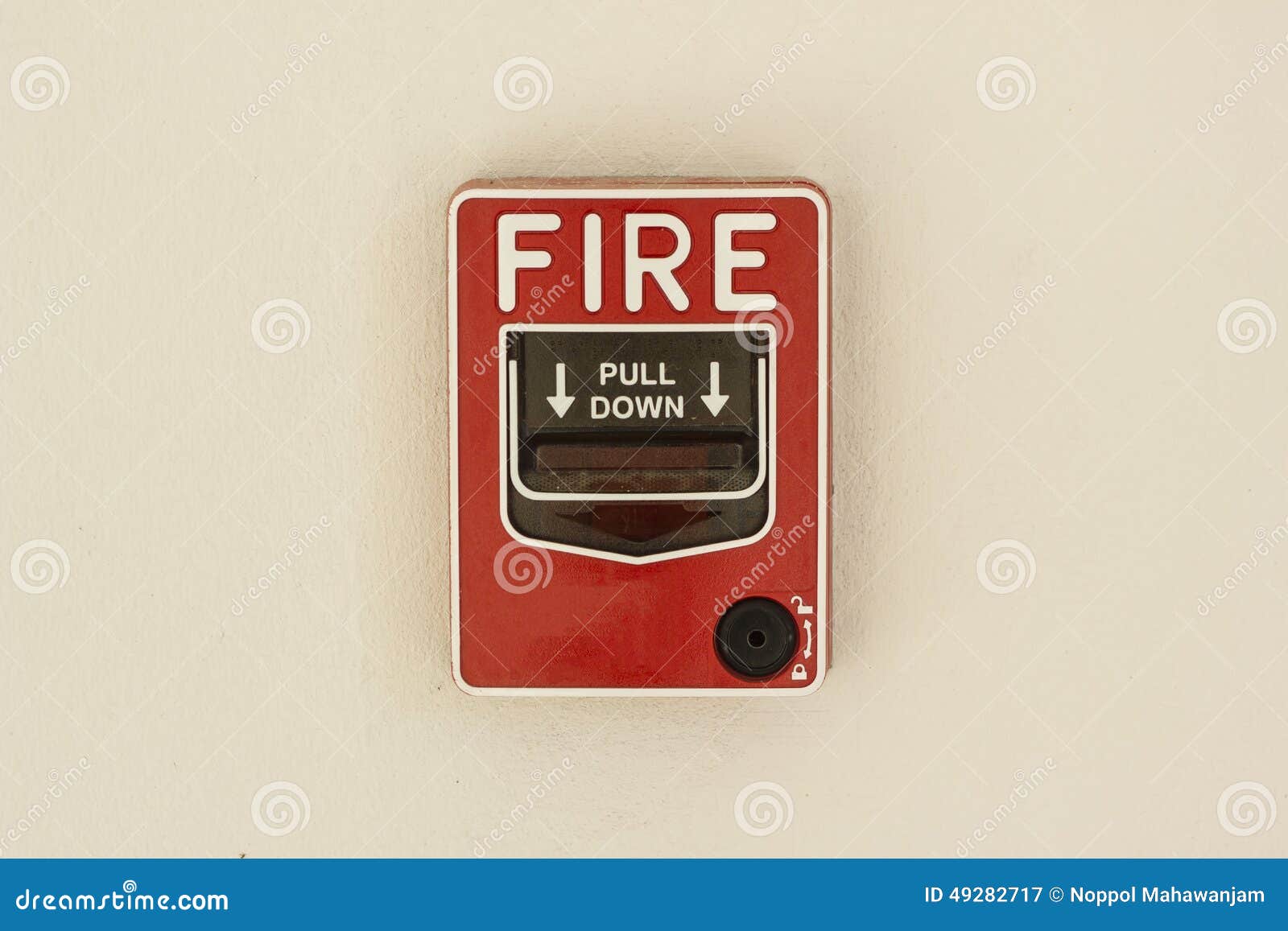 Fire alarm control panel stock image. Image of alert - 49282717