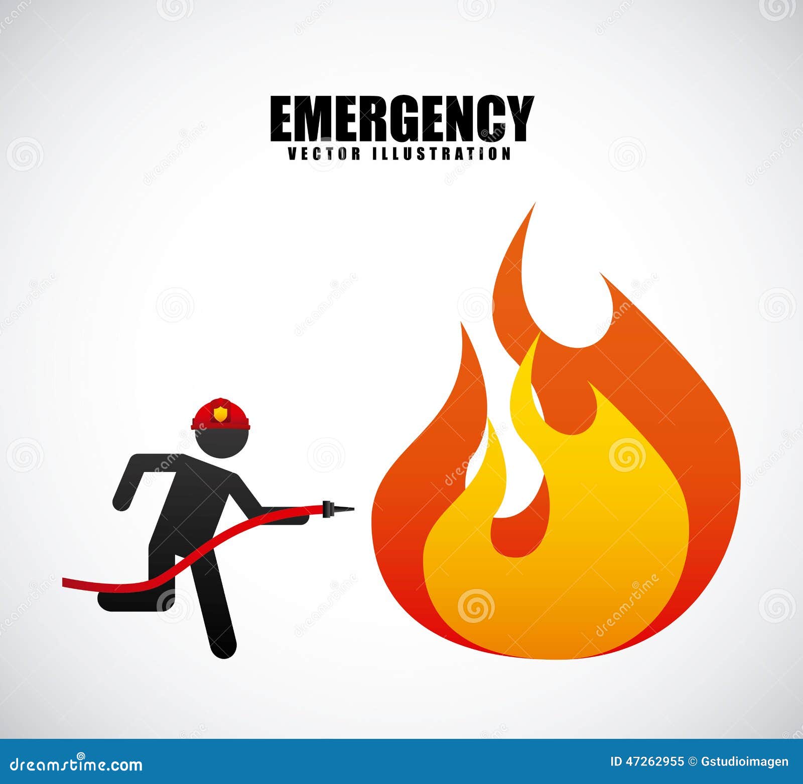 Fire alarm design stock vector. Illustration of industry - 47262955