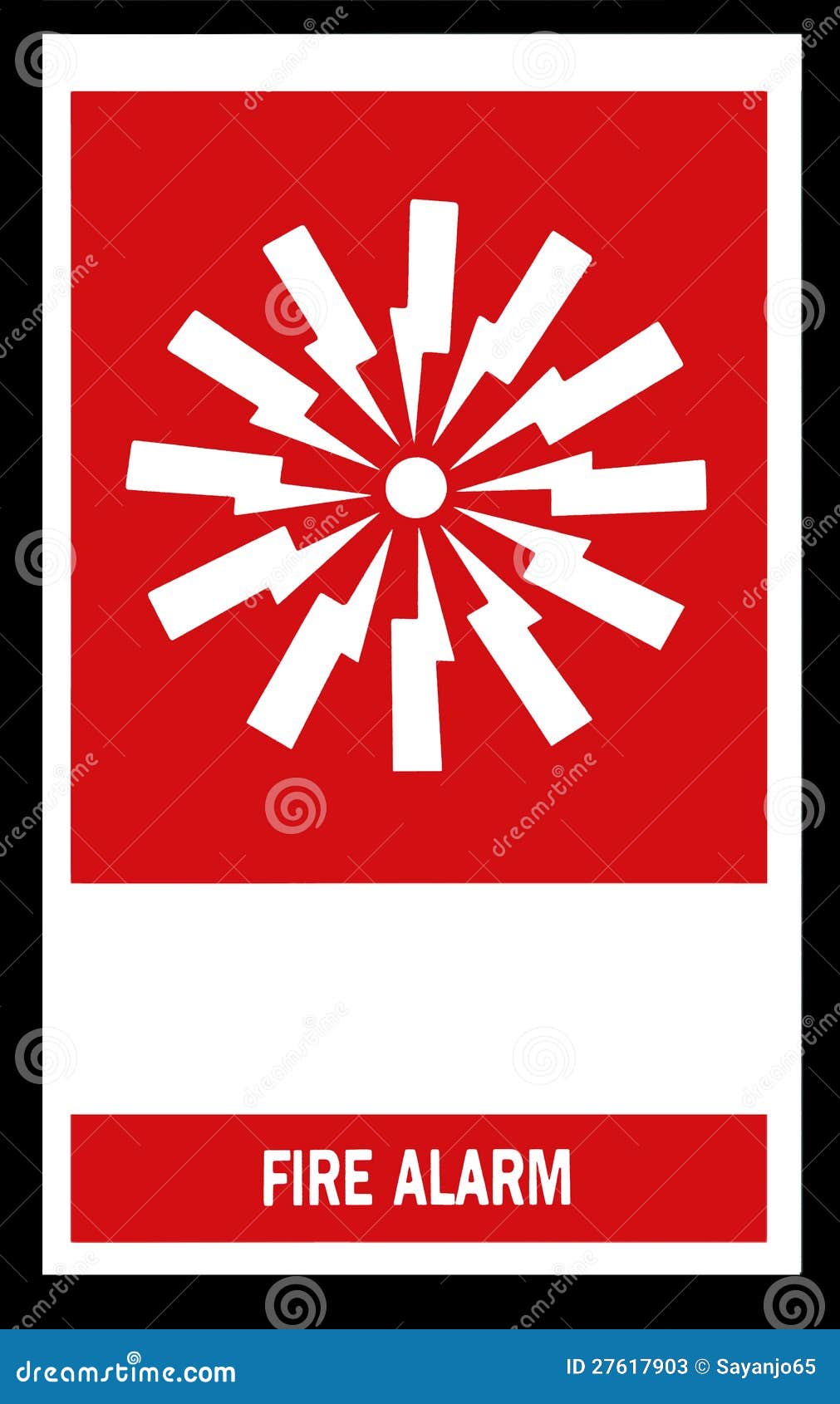 Fire alarm emergency signs stock image. Image of protect - 27617903
