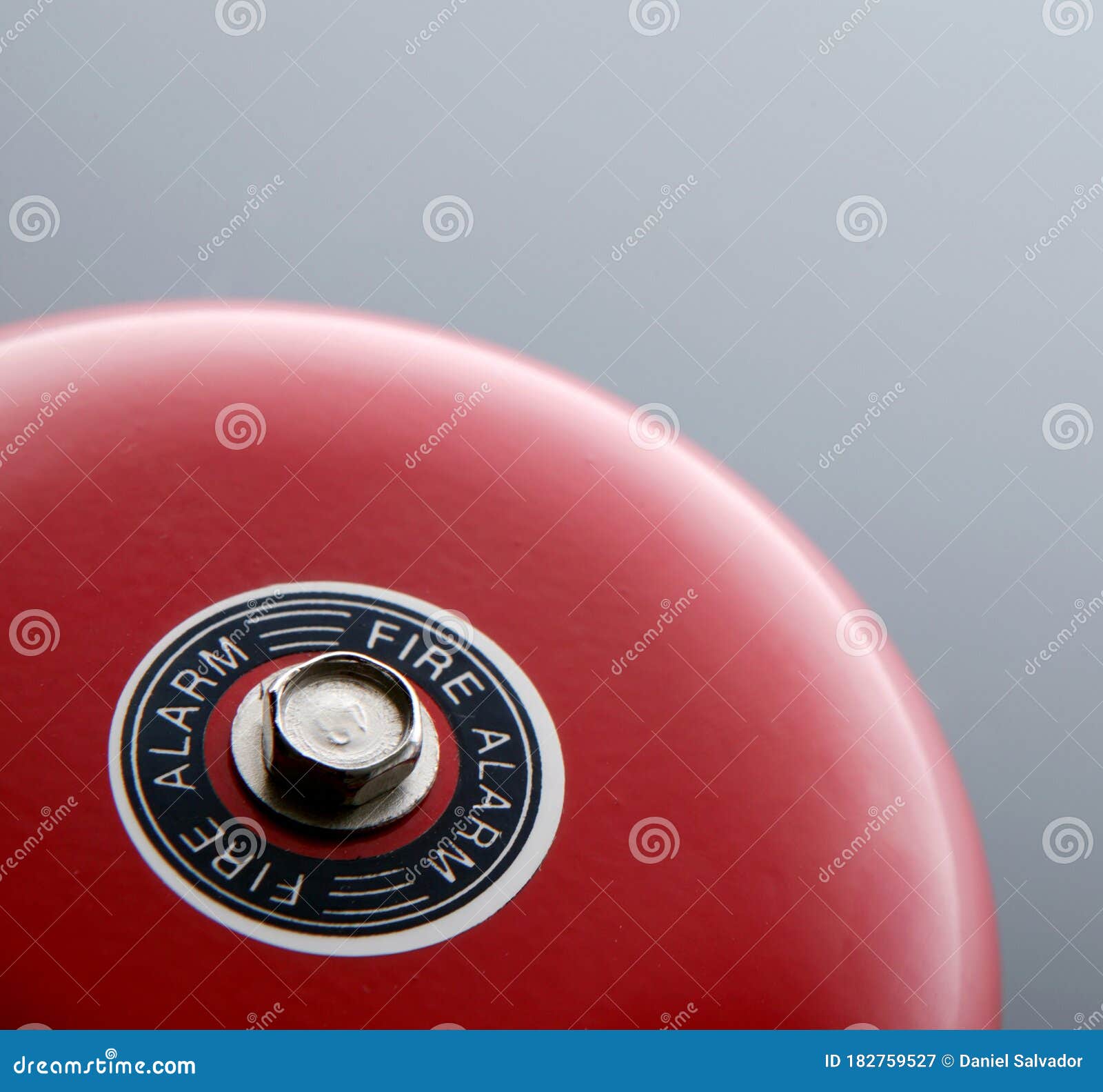 Fire Alarm with Gray Gradient Background Stock Image - Image of caution ...
