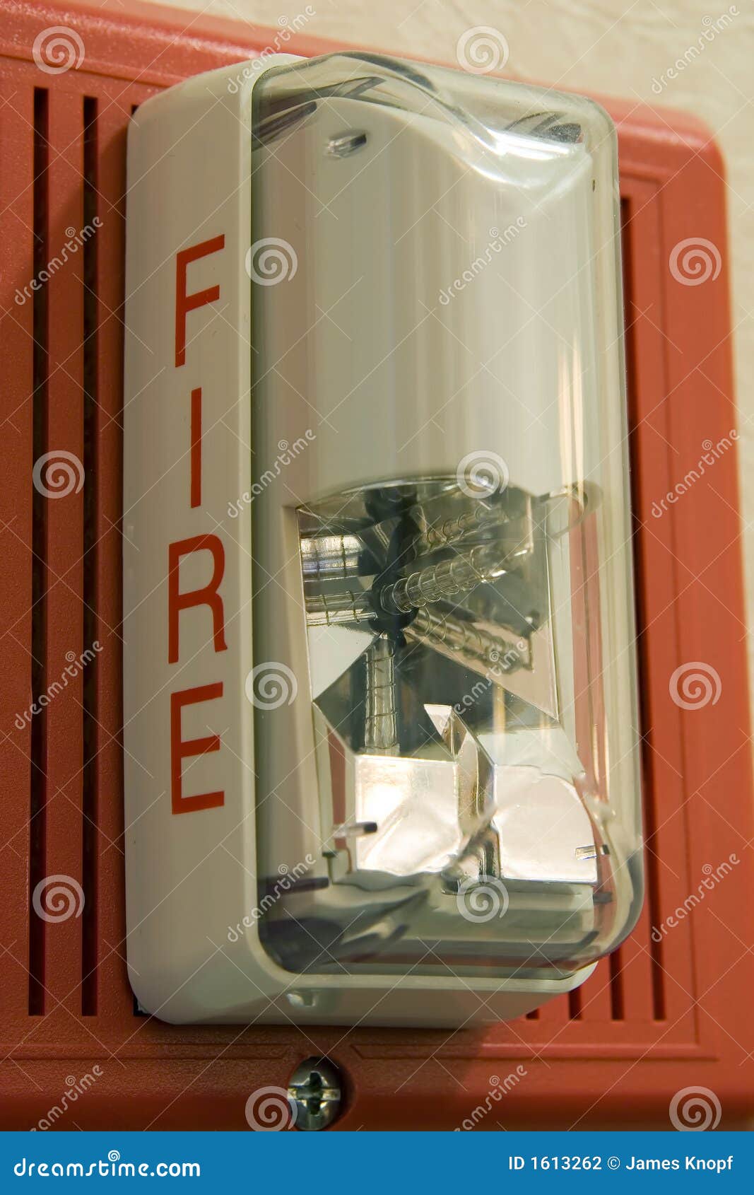 Fire Alarm Light stock photo. Image of sound, warn, brigade - 1613262