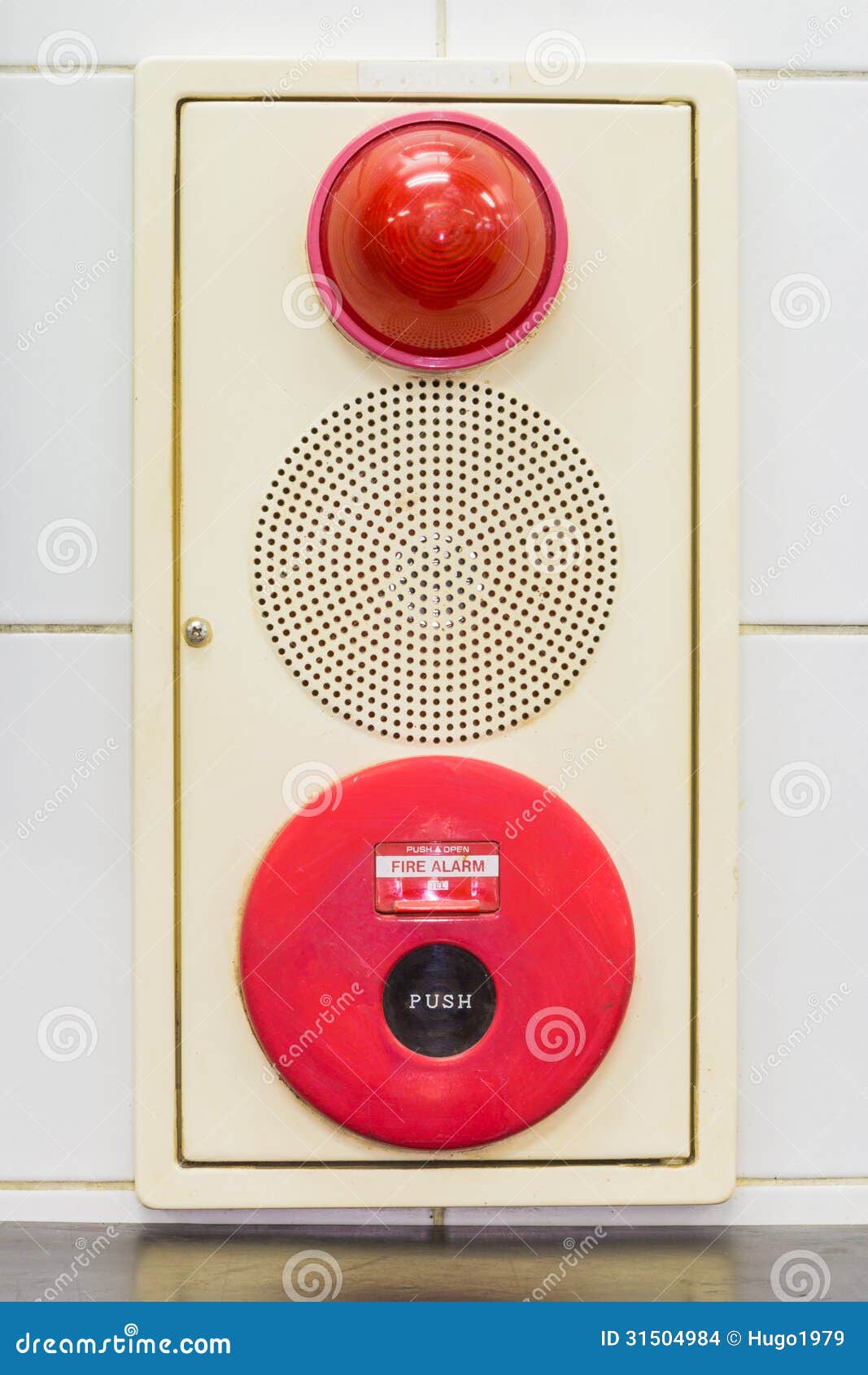Fire alarm panel stock photo. Image of warning, panel - 31504984
