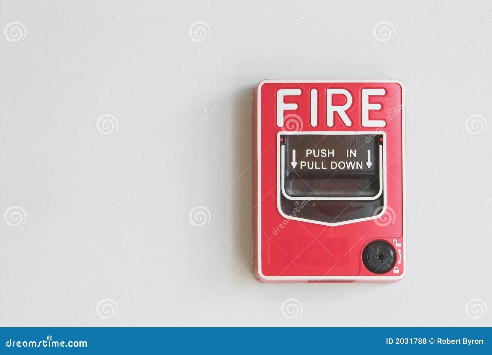 Fire alarm pull box stock photo. Image of code, pull, handle - 2031788