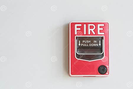 Fire alarm pull box stock photo. Image of code, pull, handle - 2031788