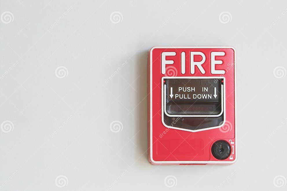 Fire alarm pull box stock photo. Image of code, pull, handle - 2031788