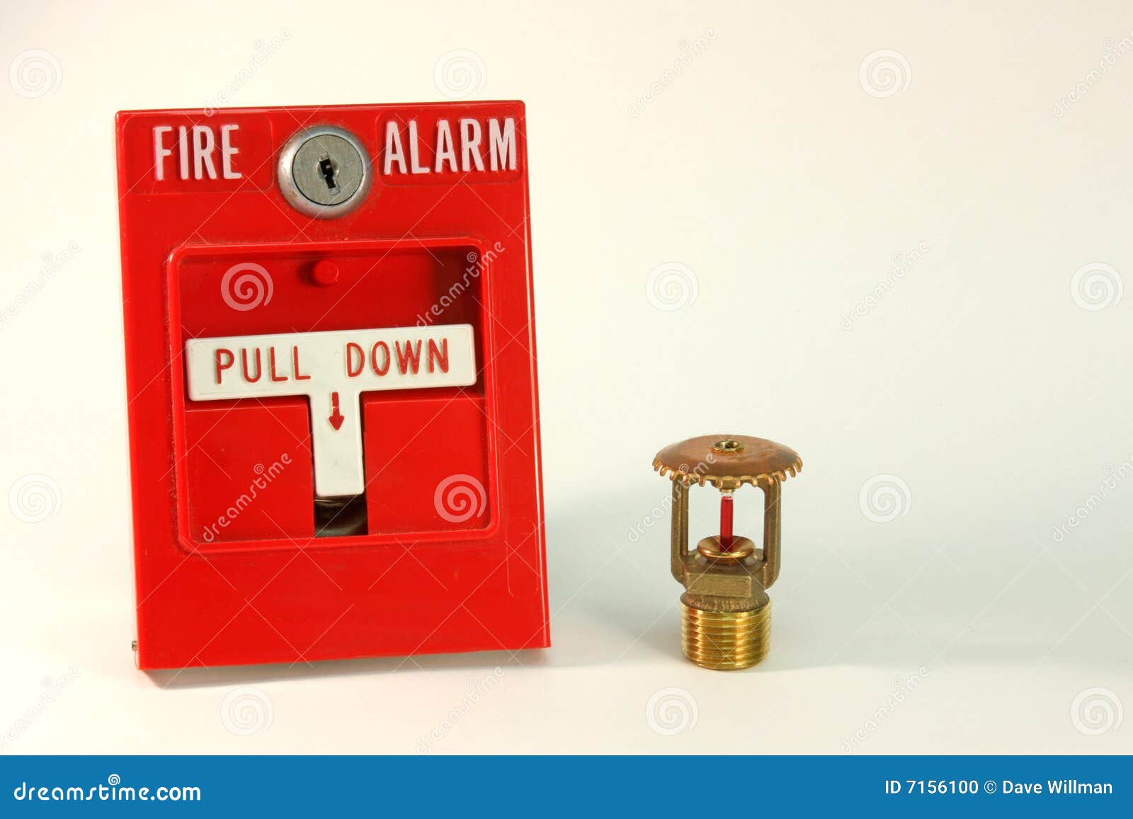 Fire alarm pull station stock photo. Image of sprinkler - 7156100