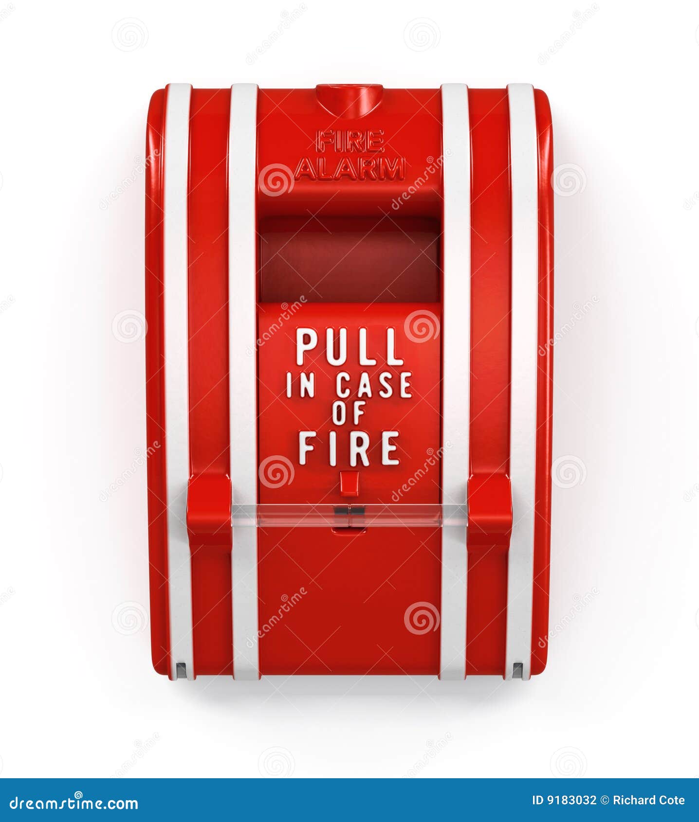 Fire Alarm Pull Station stock illustration. Illustration of pull - 9183032