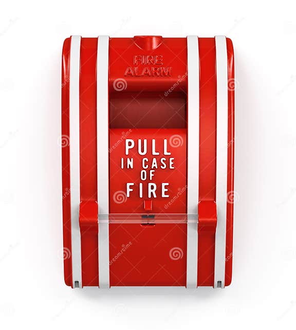 Fire Alarm Pull Station stock illustration. Illustration of pull - 9183032