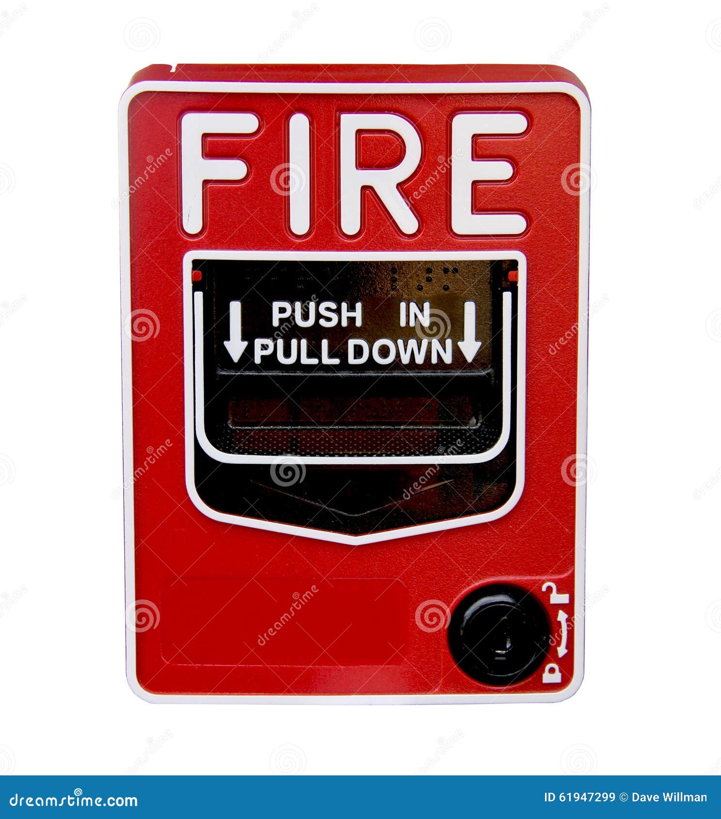 Fire Alarm Pull Station Isolated Stock Image - Image of call, emergency ...