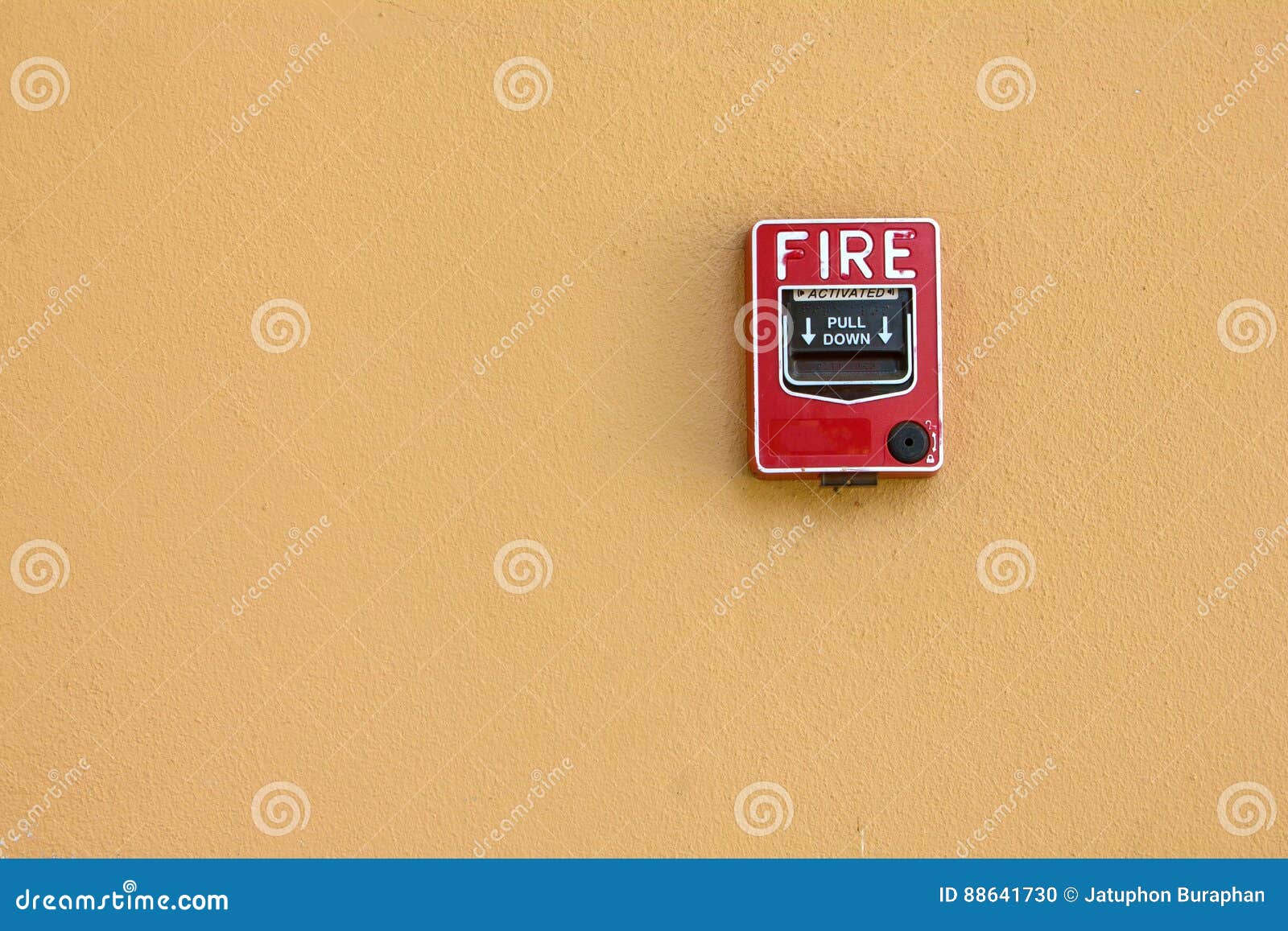 Fire alarm red box danger stock photo. Image of light - 88641730