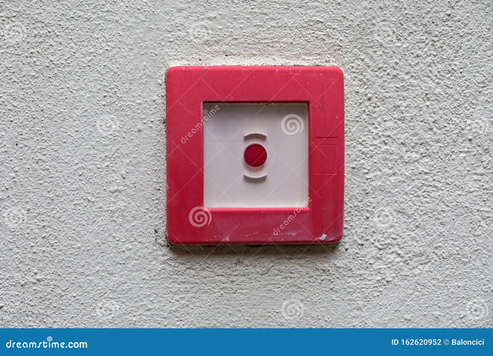 Fire Alarm Button stock photo. Image of emergency, fixture - 162620952