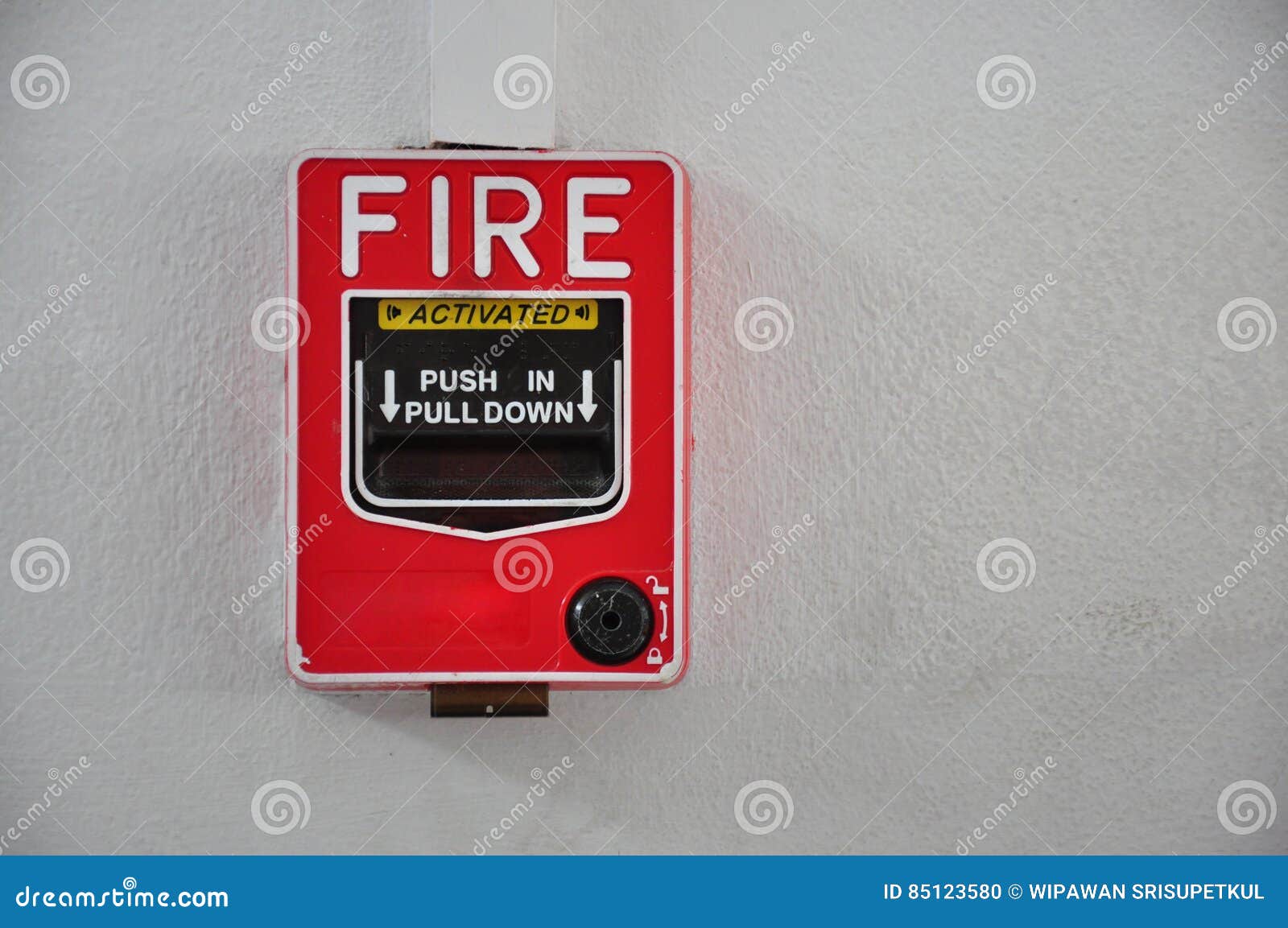 Fire Push Button And Warning Lights On The Overhead Panel In An A320 ...