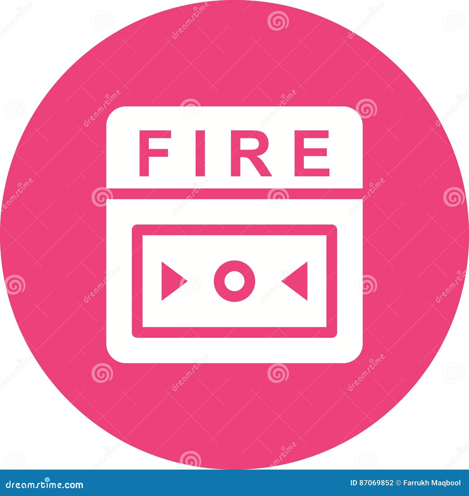 Fire Alarm stock vector. Illustration of emergency, safety - 87069852
