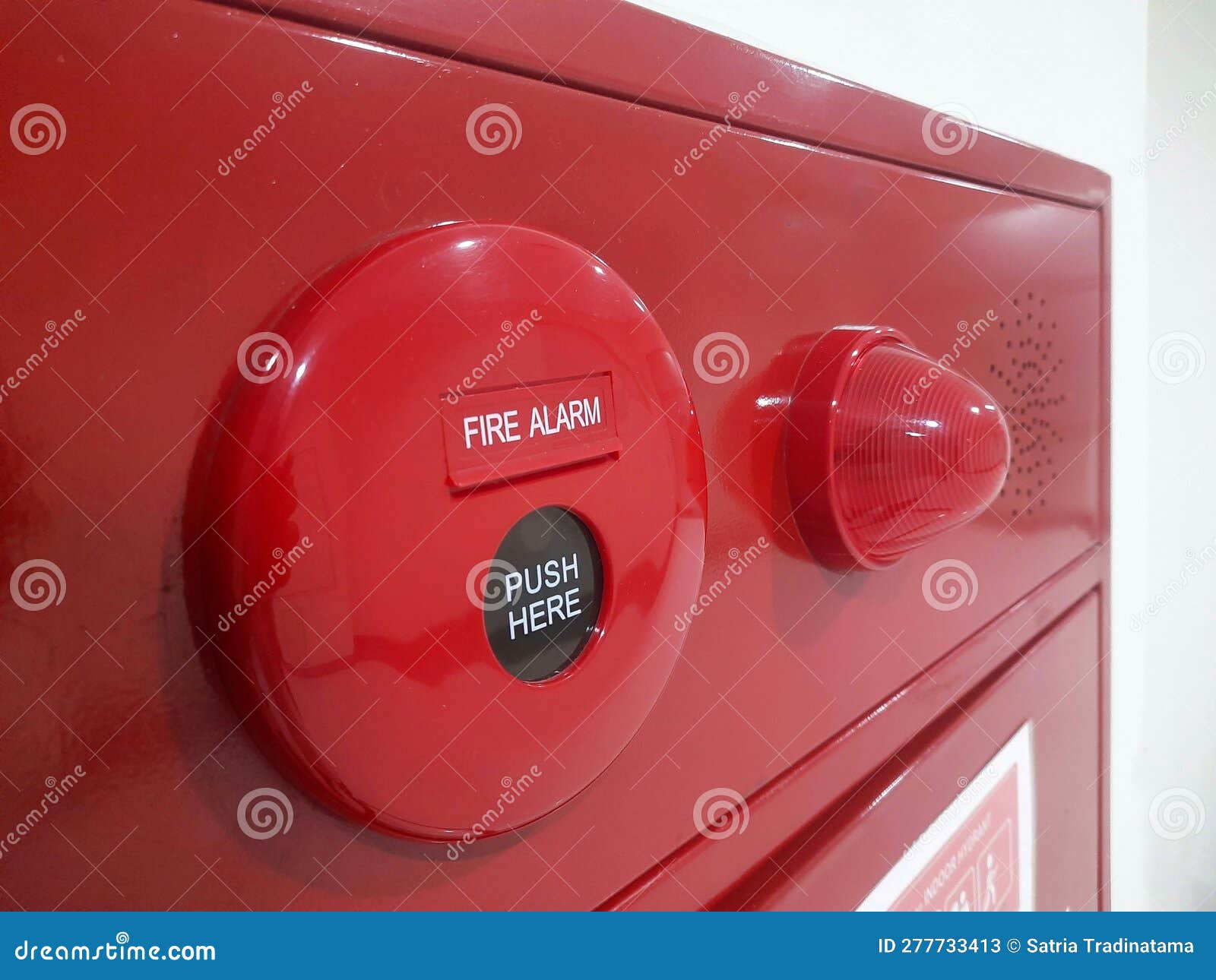 Red Fire Alarm and Hydrant Set Stock Image - Image of equipment ...