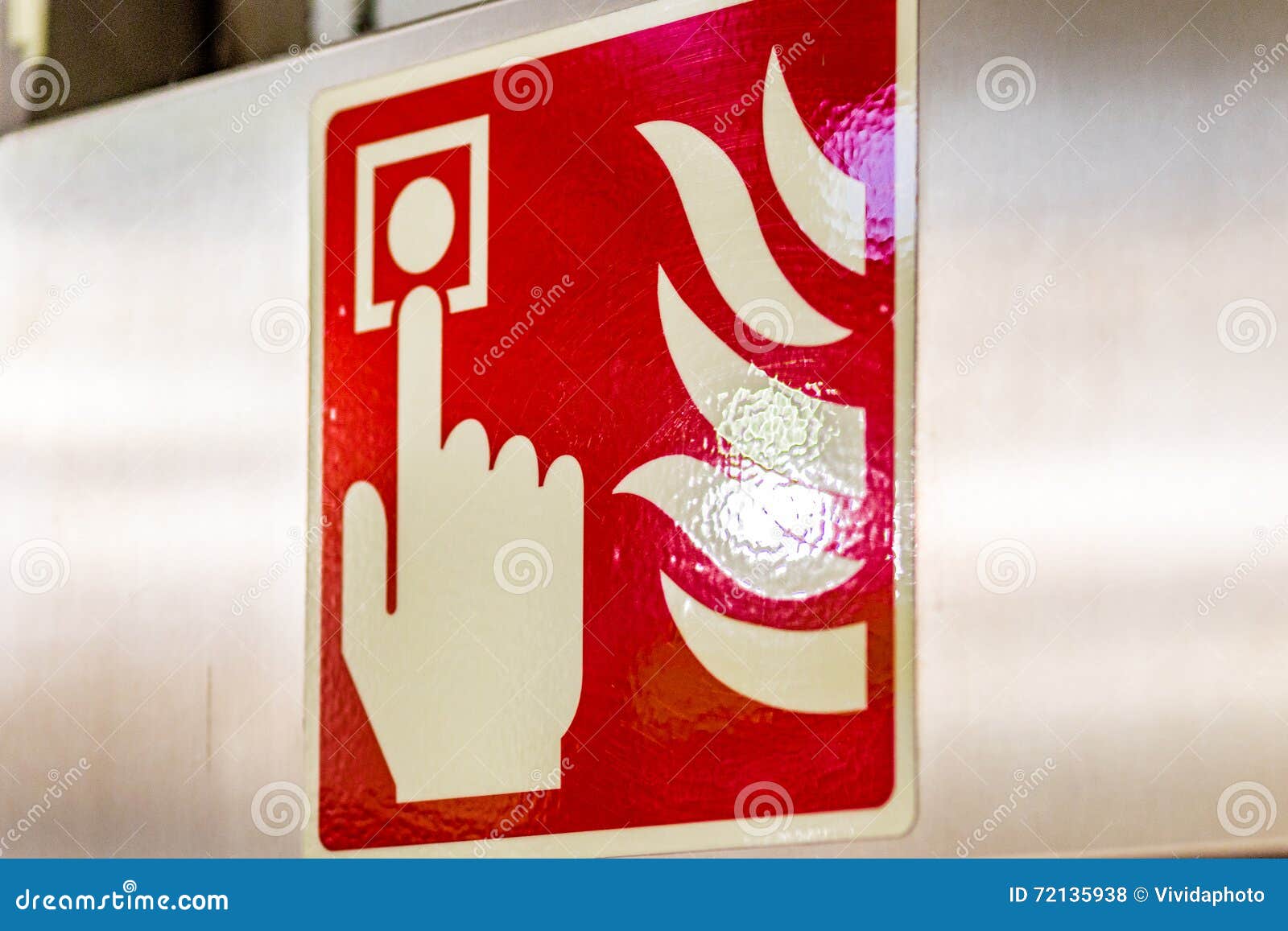 Fire alarm signal stock photo. Image of emergency, security - 72135938