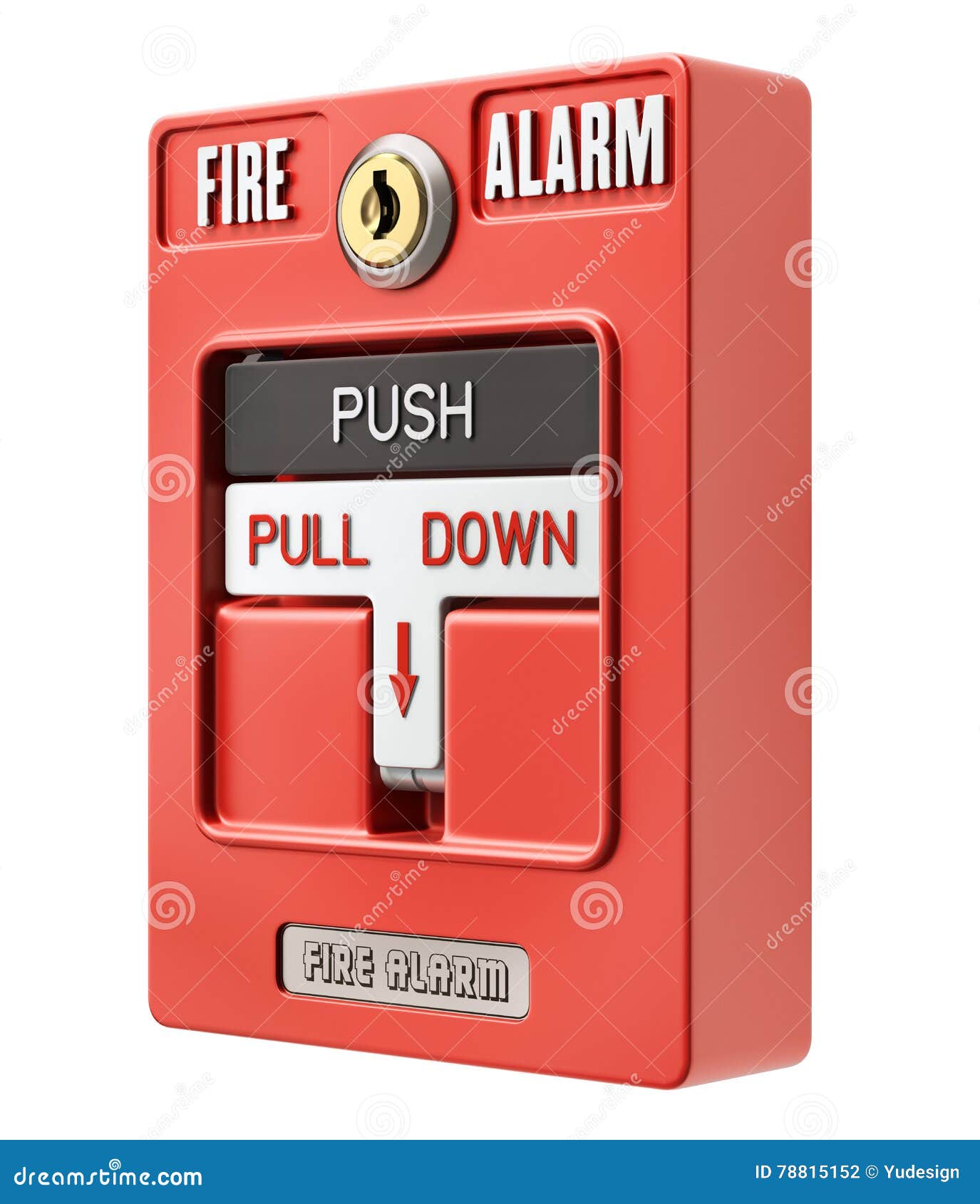 Fire Alarm Switch with Push an Pull Button Stock Illustration ... Fire Alarm Switch with Push an Pull Button Stock Illustration ...