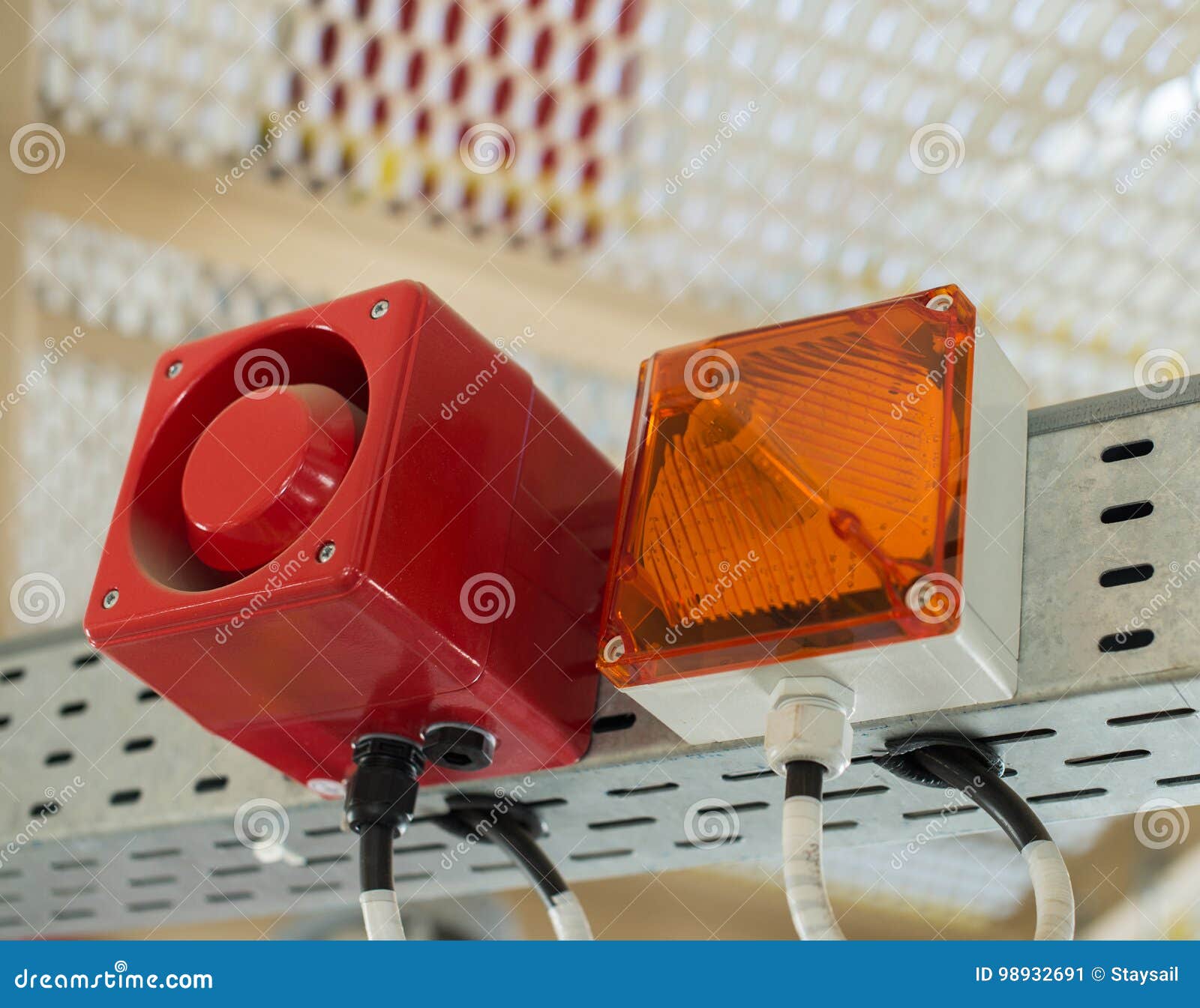 Combination Box With Alarm Bell, Indication Lamp And Manual Call Point ...