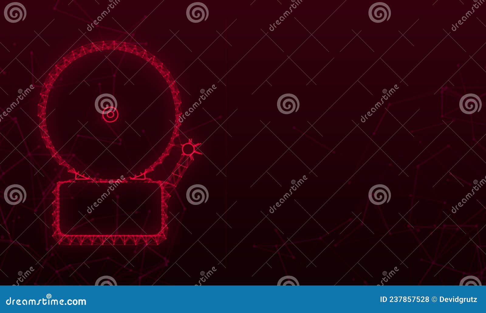 Fire Alarm System. Fire Equipment. Vector Stock Illustration Stock ...