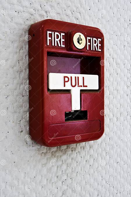 Fire alarm trigger stock image. Image of alarm, emergency - 13381653